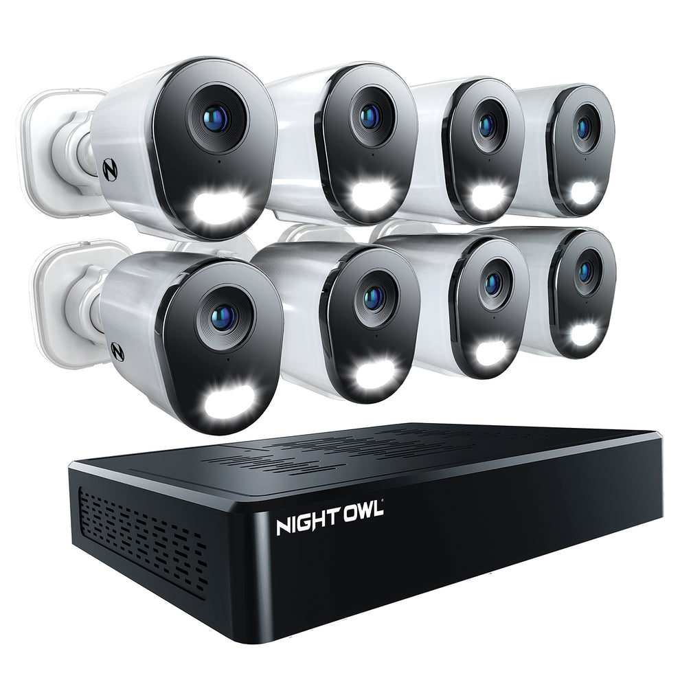 Power over Ethernet 12 Channel 4K+ 12MP NVR Security System with 2TB H ...