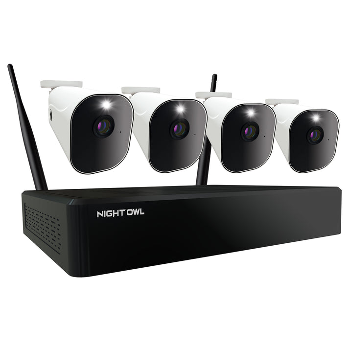 10 Channel 4K Wi-Fi NVR Security System with 1TB Hard Drive and 4 Wire ...
