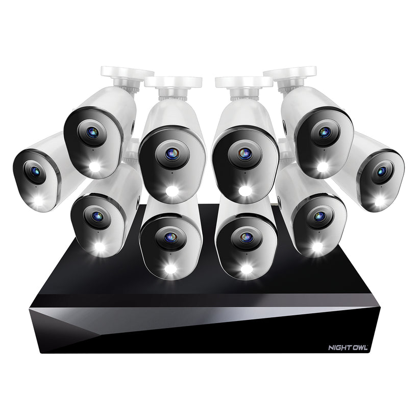 2-Way Audio 20 Channel DVR Security System with 1TB Hard Drive and 10 ...