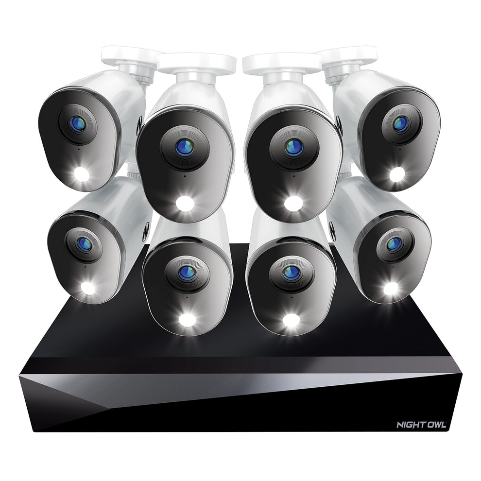 2-Way Audio 20 Channel DVR Security System with 1TB Hard Drive and 8 W ...