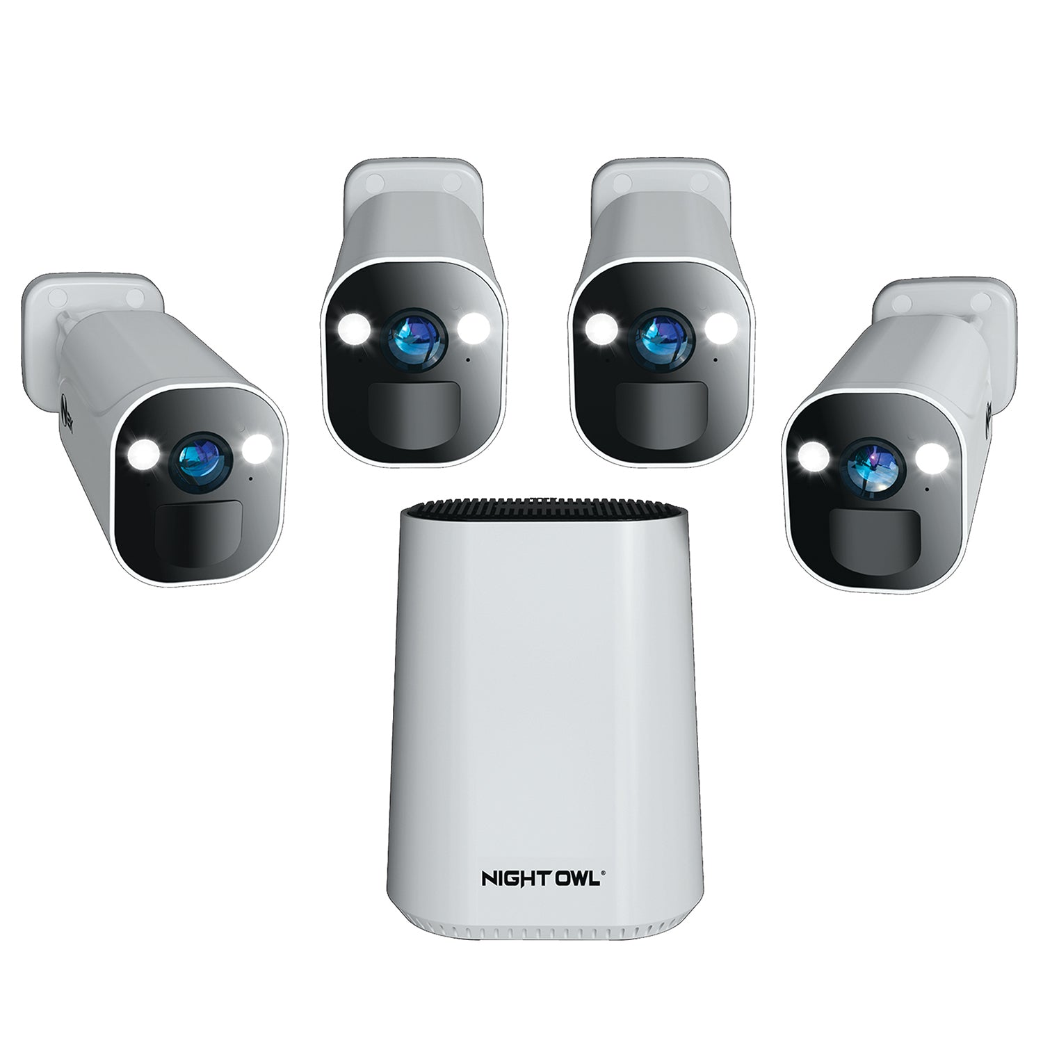 Expandable Wi-Fi Security Hub with 64GB microSD Card and 4 Wire Free 2 ...