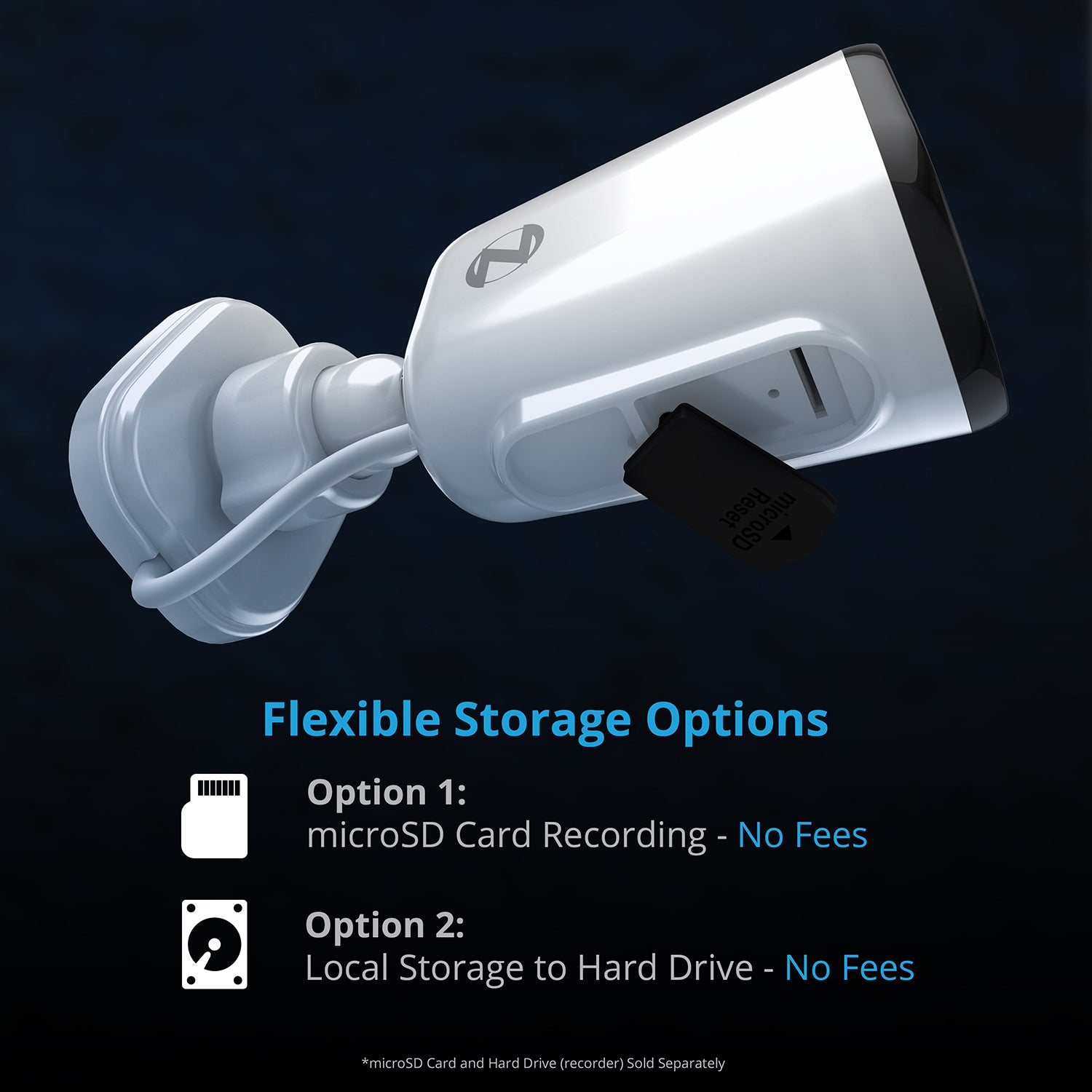 Refurbished Wi-Fi IP Plug In 4K HD Deterrence Cameras with 2-Way Audio ...